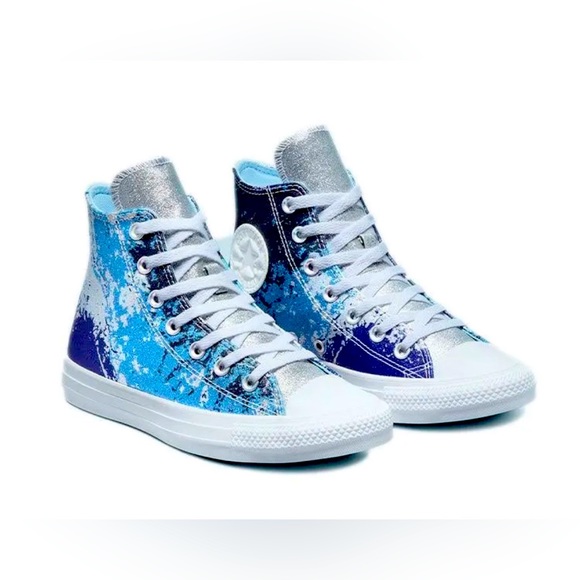 Converse | Shoes | Converse Chuck Taylor All Star High Top Hybrid Shine ...